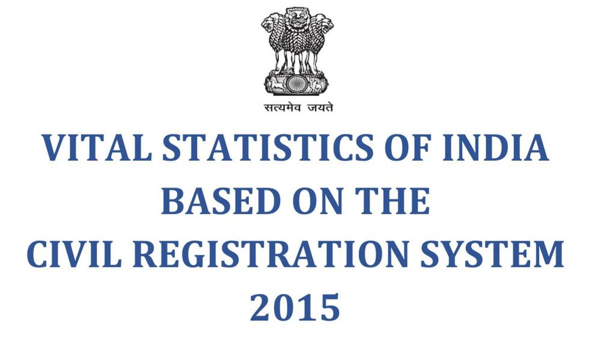 Vital Statistics of India based on the Civil Registration System 2015 ...