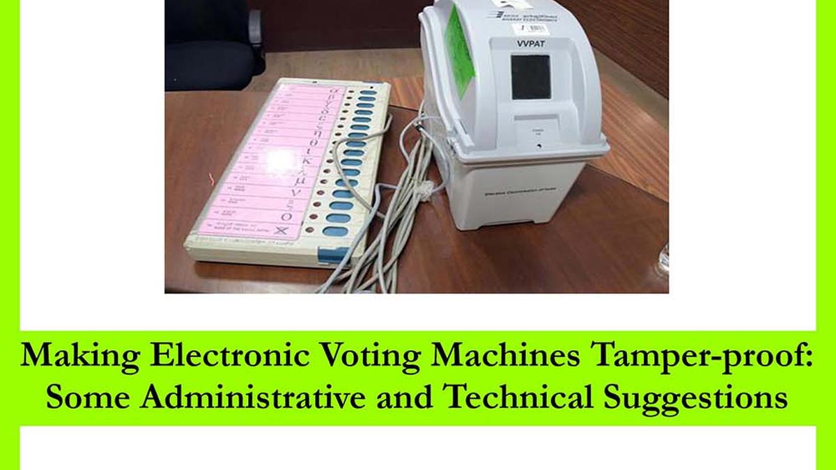 Making Electronic Voting Machines Tamper-proof: Some Administrative and ...