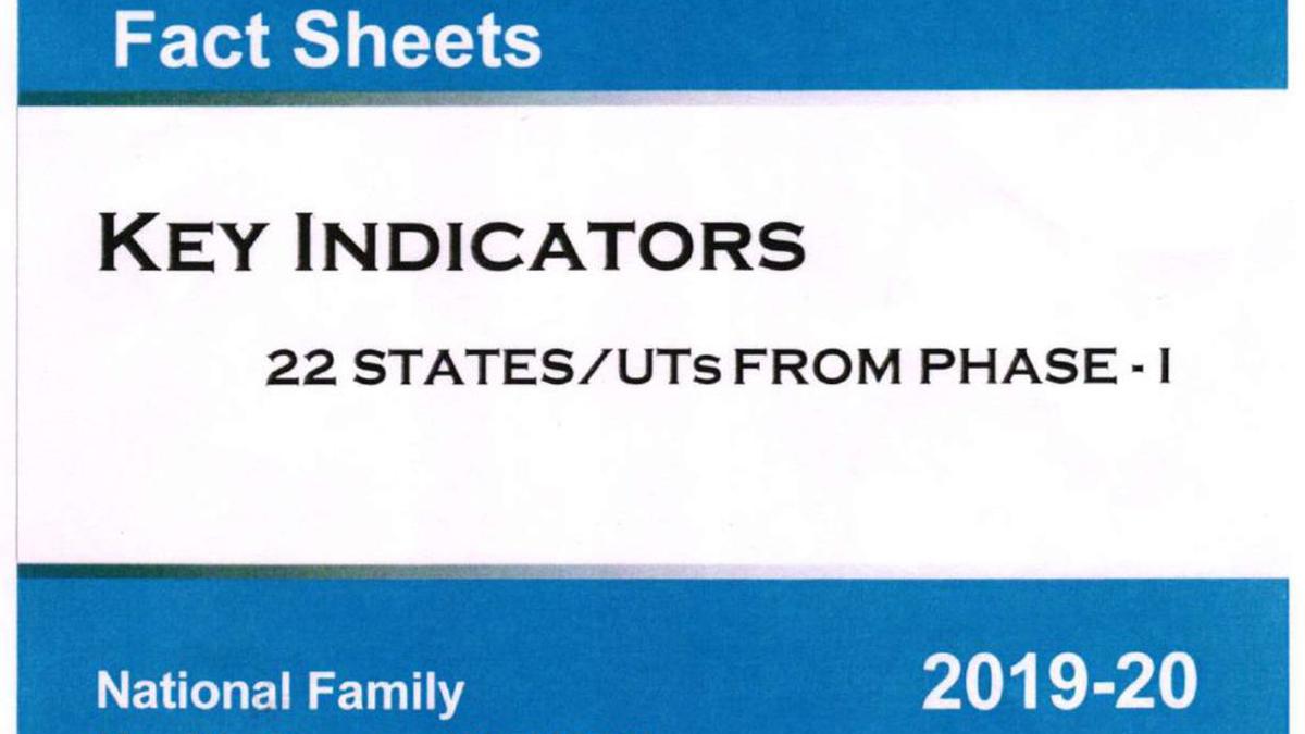 NFHS-5 Fact Sheets: Key Indicators from Phase - I [PDF 3.04 MB] - The ...