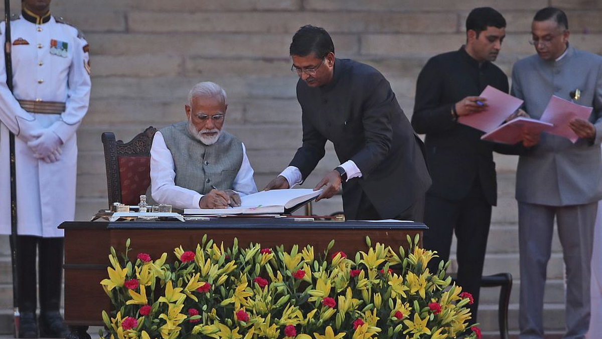 Narendra Modi Re-elected as Prime Minister: A Photo Essay - The Hindu ...